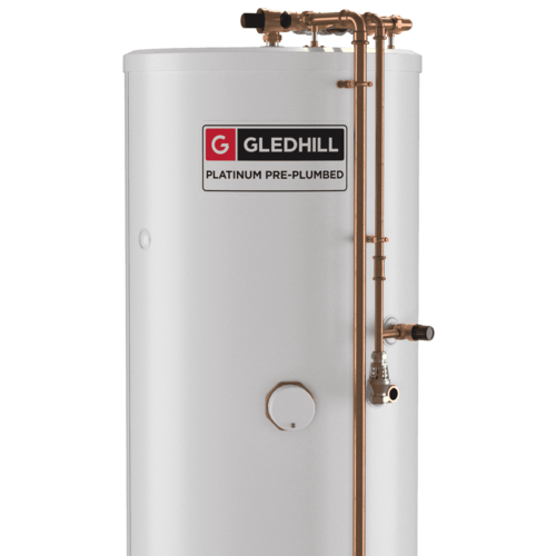 Stainless Platinum Direct Pre-Plumbed Hot Water Cylinder | Gledhill